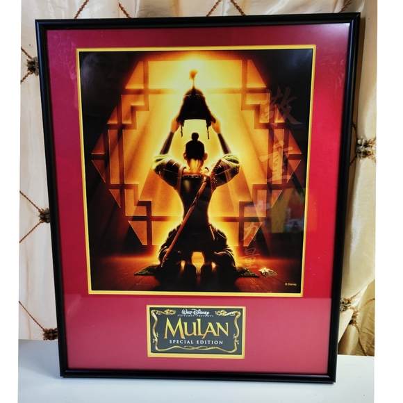 Disney | Wall Decor | Mulan Special Edition Walt Disney Wall Frame ...